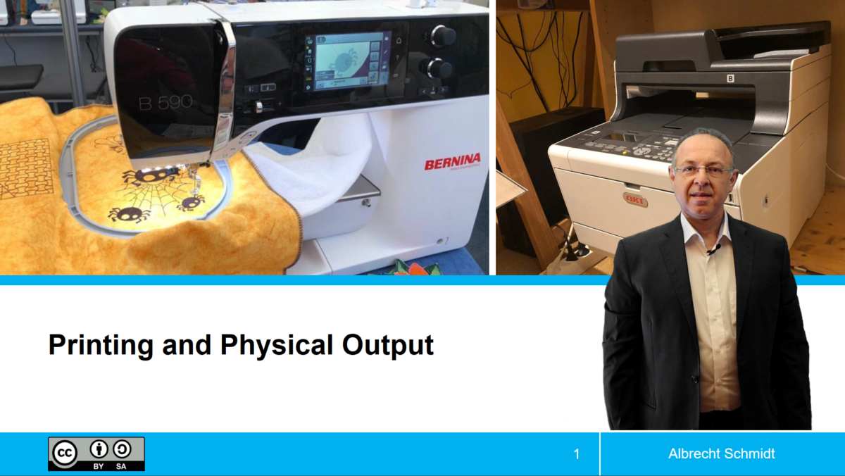 Input and Output – HCI Lecture